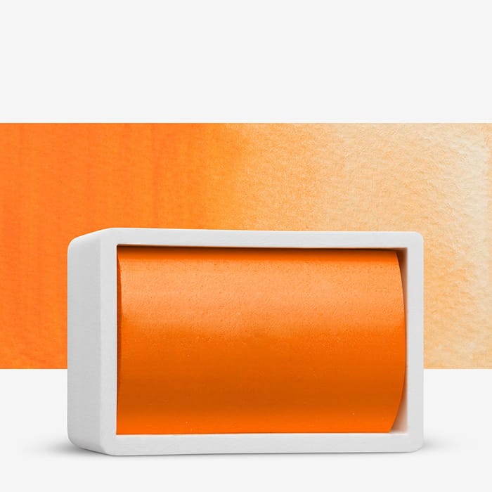 Jackson's : Artist Watercolour Paint : Full Pan : Red Orange | Jackson ...
