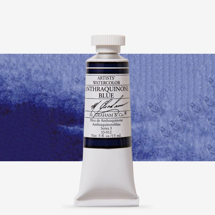M. Graham : Artists' Watercolor Paint : 15ml : Anthraquinone Blue ...