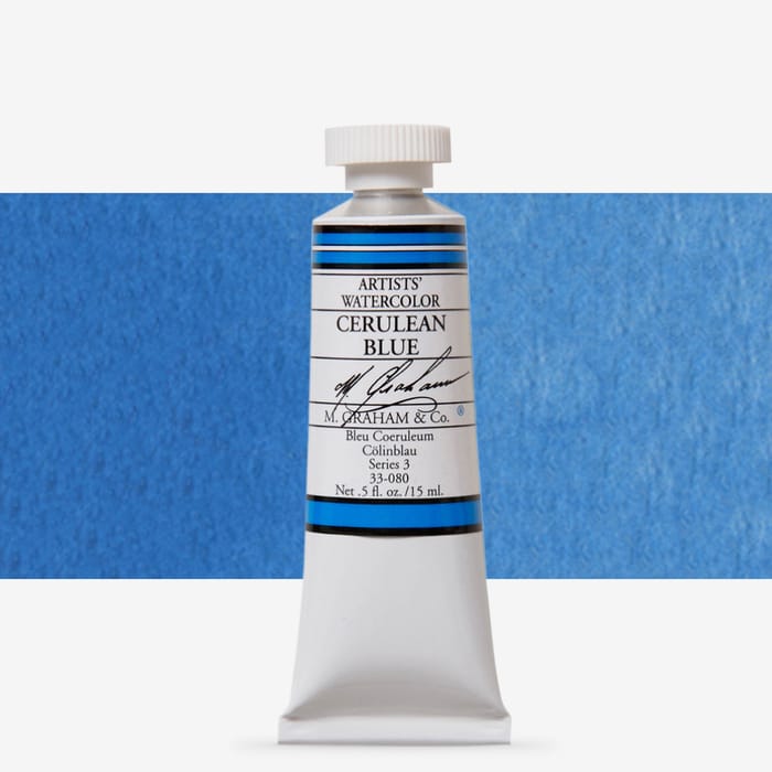 M. Graham : Artists' Watercolor Paint : 15ml : Cerulean Blue | Jackson ...