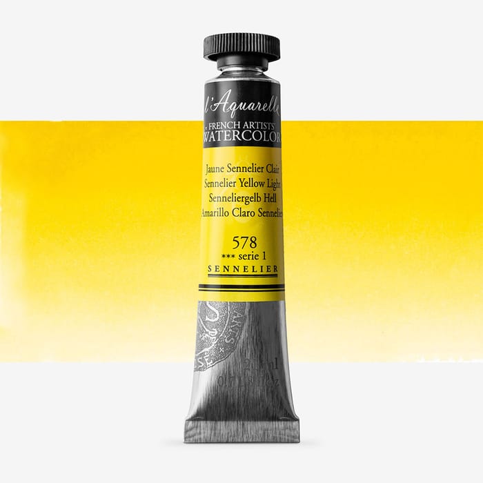 Sennelier : Watercolor Paint : 21ml : Sennelier Yellow Light | Jackson ...