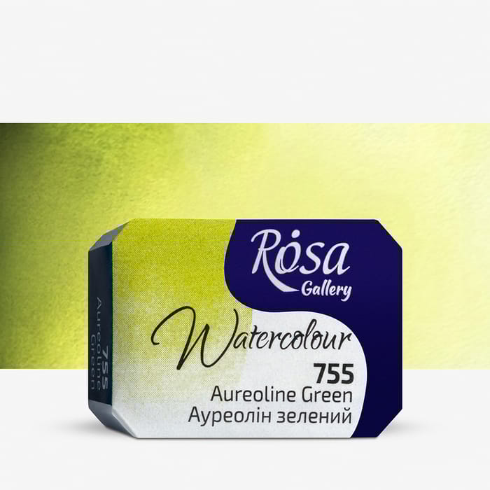 Rosa : Watercolor Paint : Full Pan : Aureoline Green | Jackson's Art