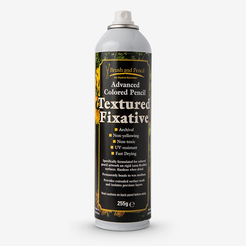 graphite pencil setting spray