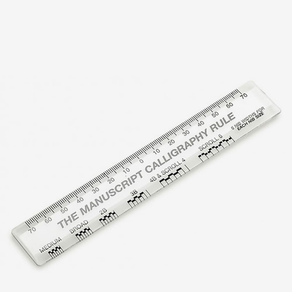 calligraphy ruler