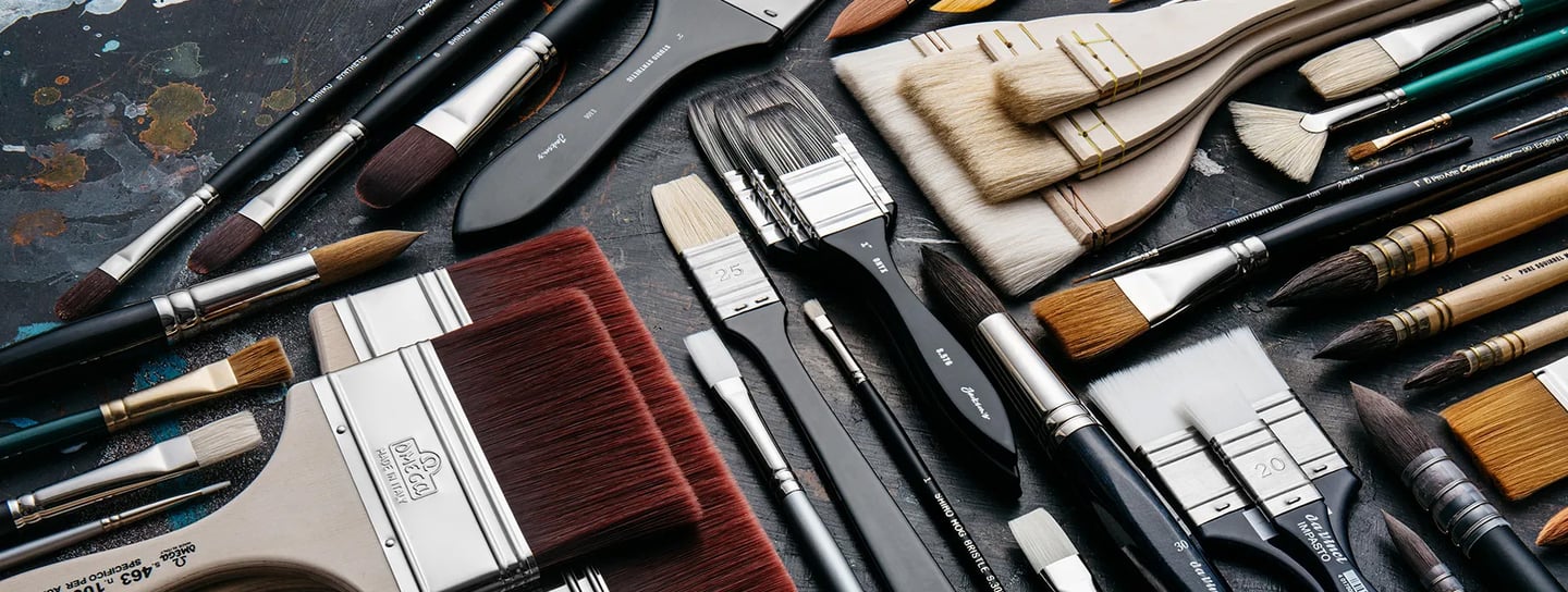 A Guide to Brushes | Guide to Artist Paintbrushes | Jackson's Art