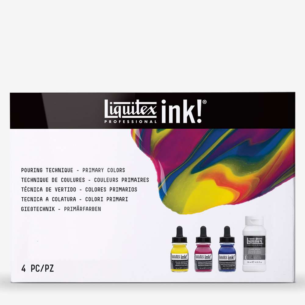 Liquitex : Professional : Acrylic Ink : Pouring Technique Primary ...