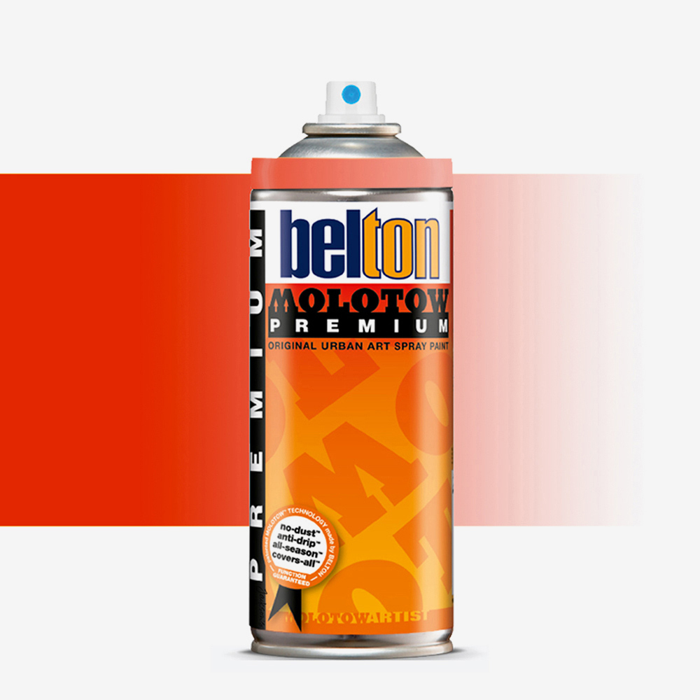 Molotow : Belton Premium Spray Paint : 400ml : Traffic Red Transparent ...