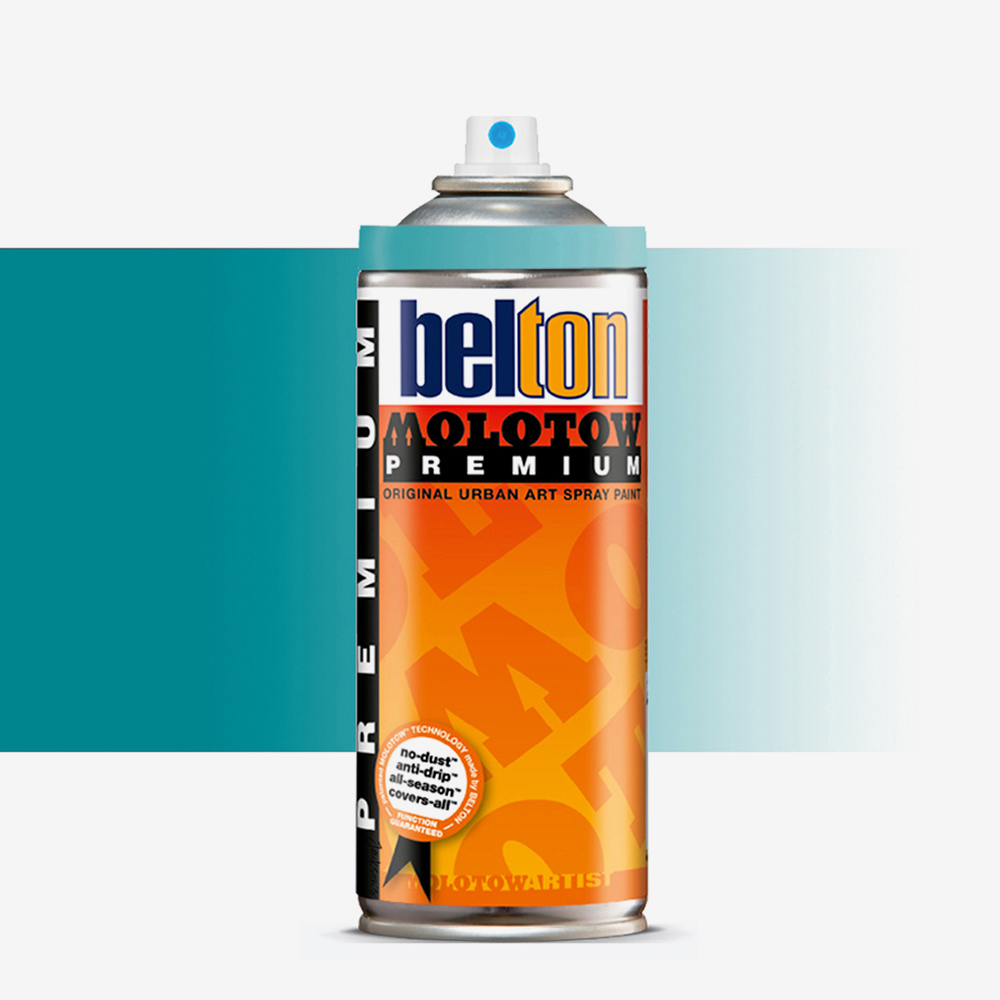 Molotow : Belton Premium Spray Paint : 400ml : Lagoon Blue Transparent ...