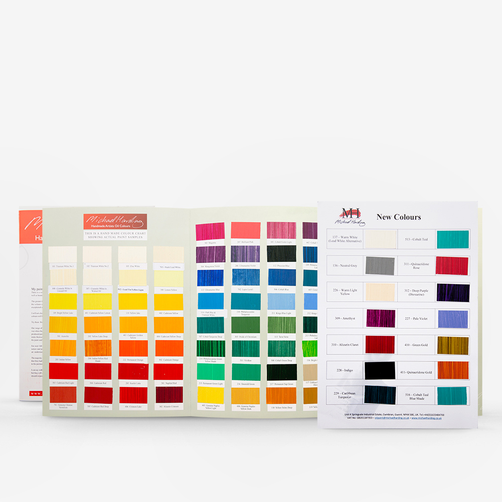 Michael Harding : Hand Painted Colour Chart | Jackson's Art