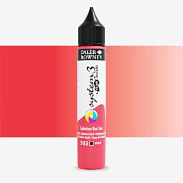Daler Rowney : System 3 : Fluid Acrylic : 29.5ml : Cadmium Red Hue ...