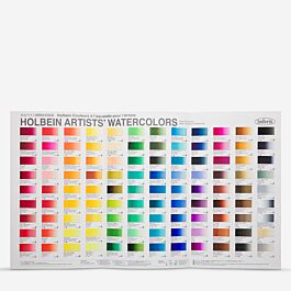 Holbein Watercolour : Hand Painted Colour Chart | Jackson's Art