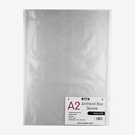 Mapac : Archival Box Sleeve : A2 : Pack Of 10 : Clear : No Ring Binder ...