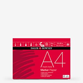 Daler Rowney : Marker Pad : 70gsm : 50 Sheets : A4 | Jackson's Art
