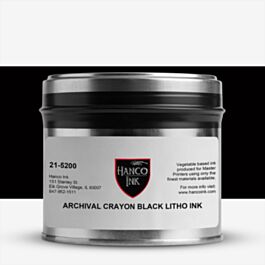 Hanco : Lithographic Ink : 1lb Can : Archival Crayon Black | Jackson's Art