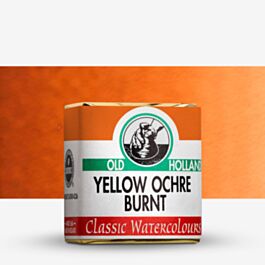 Old Holland : Watercolor Paint : Half Pan : Yellow Ochre Burnt ...