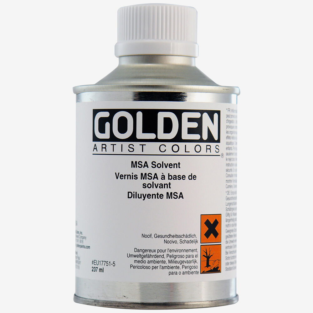 Golden : Msa (Mineral Spirit Acrylic) Solvent : 236ml | Jackson's Art
