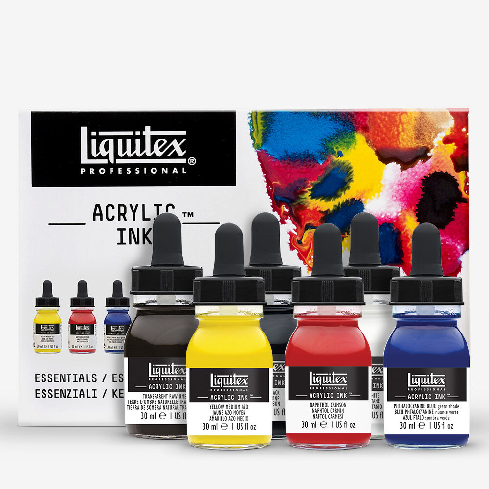 Liquitex : Professional : Acrylic Ink : Essentials Set | Jackson's Art