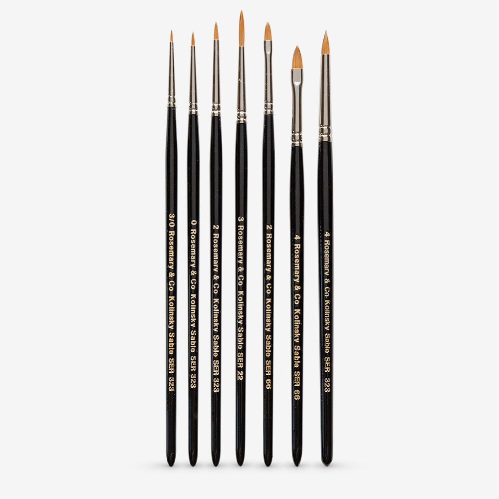 Rosemary & Co : Botanical Brush Set Of 7 | Jackson's Art
