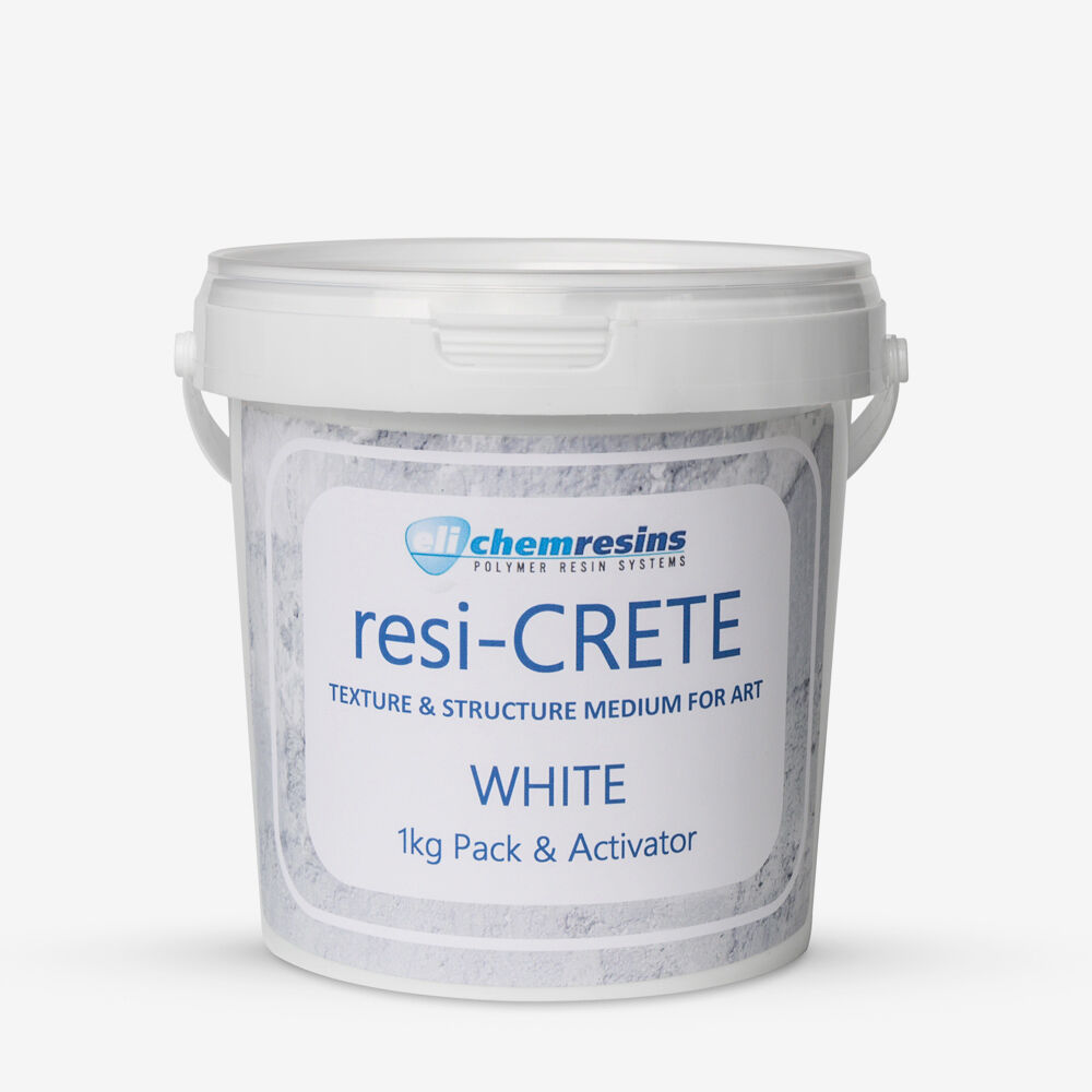 Resi-Crete : Structure / Texture Medium : 1kg : White | Jackson's Art