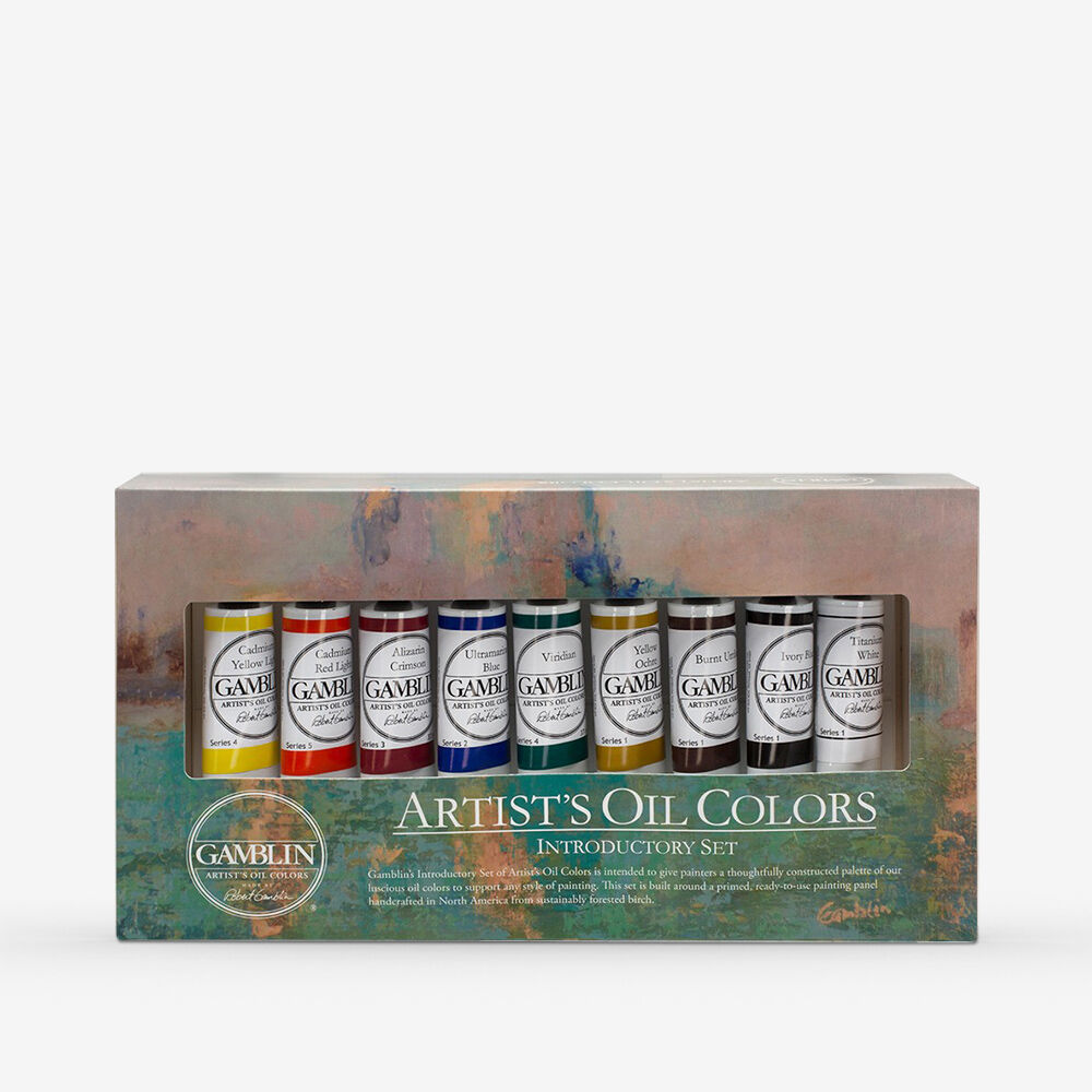 Gamblin : Artist Oil Paint : 37ml : Introductory Set of 9 | Jackson's Art