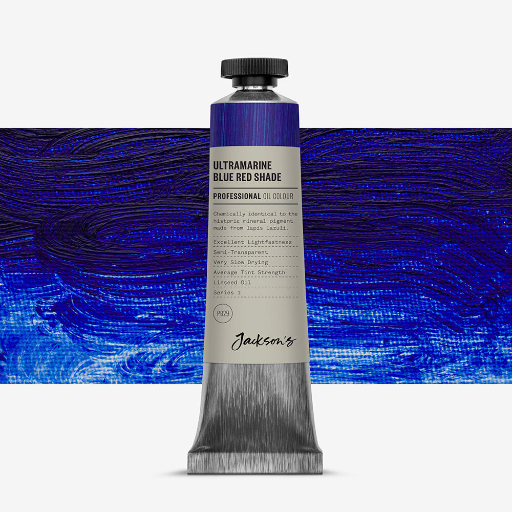 Jackson's : Professional Oil Paint : 40ml : Ultramarine Blue Red Shade ...