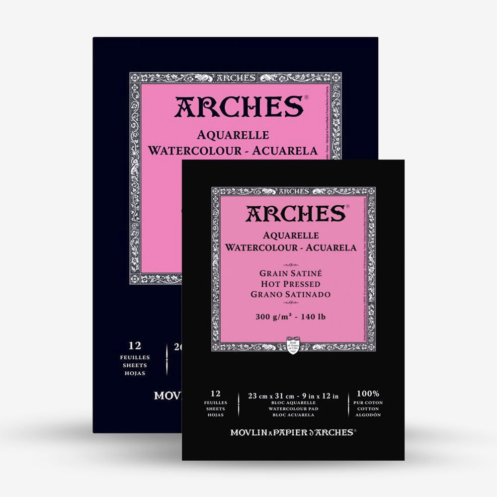 Arches Aquarelle Paper : Watercolor Paper Gummed Pads | Jackson's Art