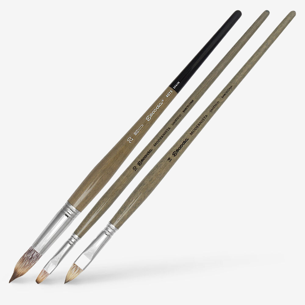 Escoda Modernista Tadami Synthetic Brushes 4050 / 4060 / 4075 | Jackson's Art