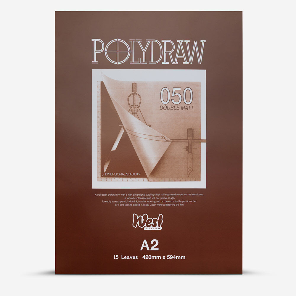 Polydraw : Drafting Film : 50 Microns : Pad : A2 : 15 Sheets | Jackson ...