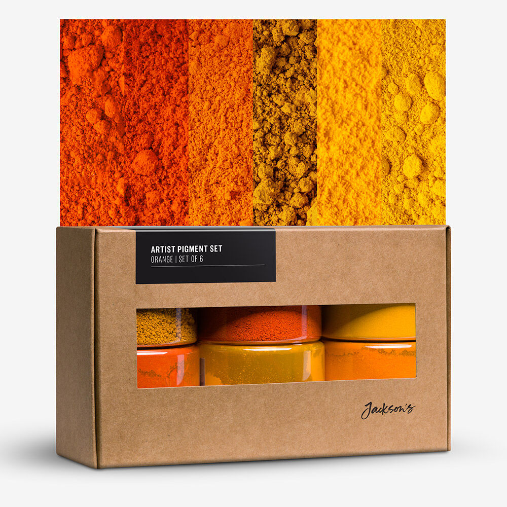 Jackson's : Artist Pigment : Orange : Set of 6 | Jackson's Art