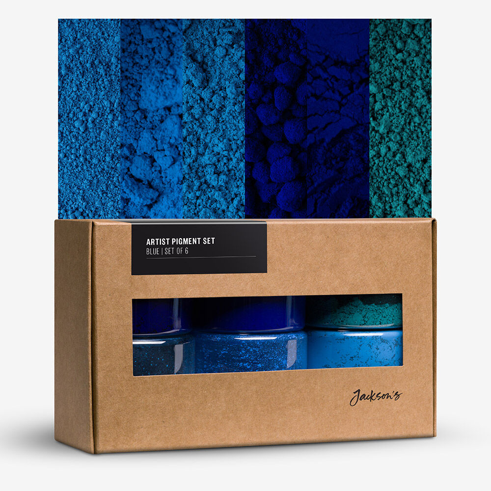 Jackson's : Artist Pigment : Blue : Set of 6 | Jackson's Art