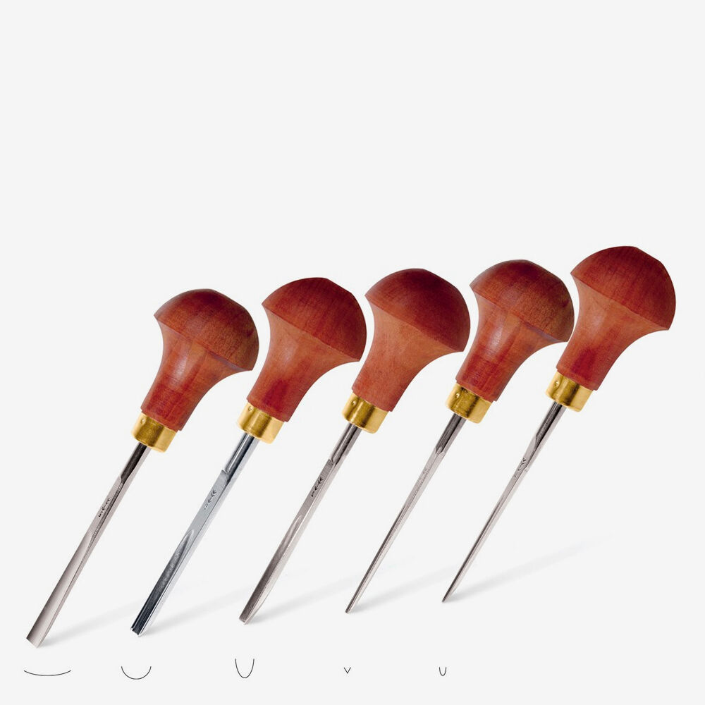 Pfeil : Linoleum and Block Cutter : Colin Blanchard Set of 5 Tools | Jackson's Art