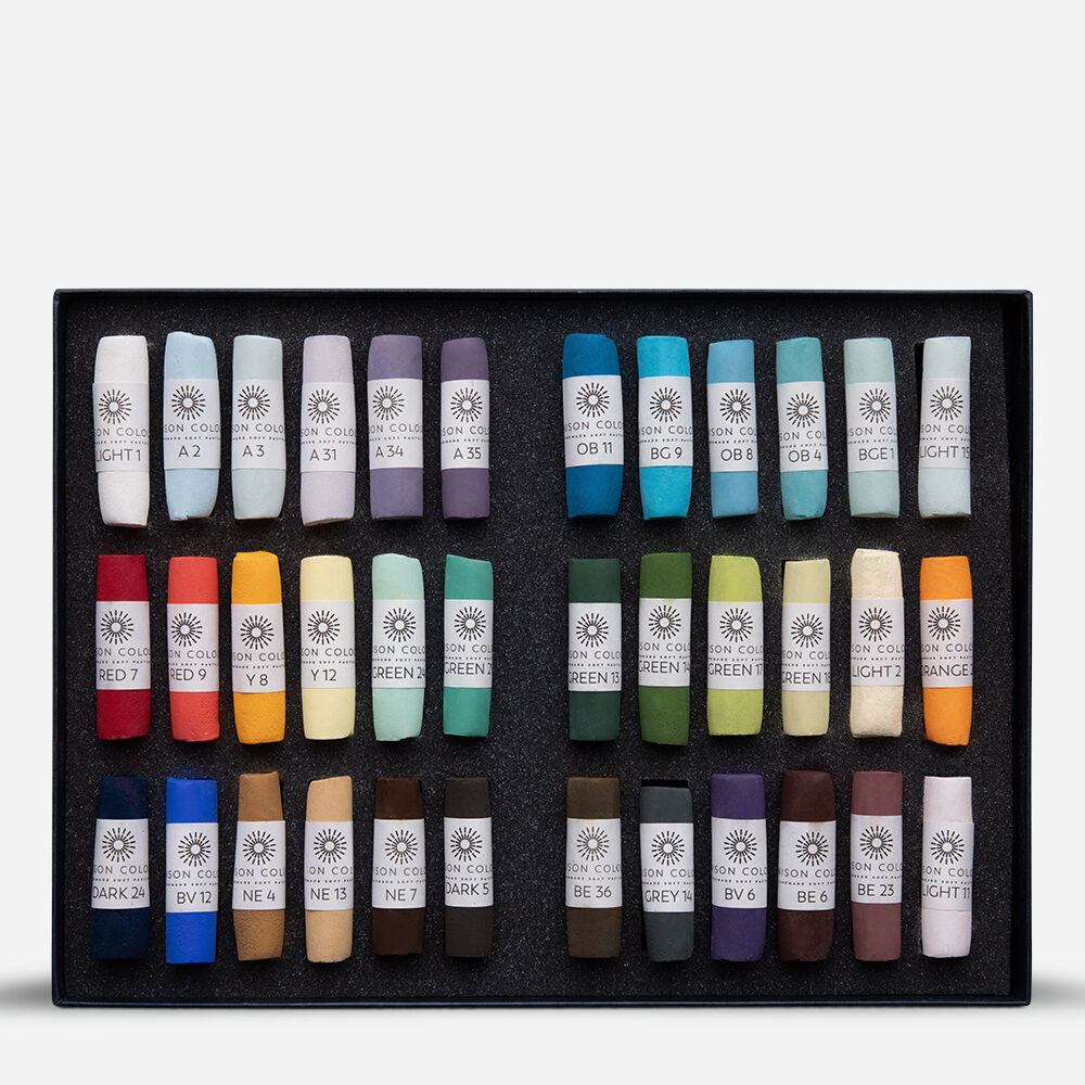 Unison Colour : Soft Pastel : Set of 36 : Robert Dutton Moorland Set | Jackson's Art