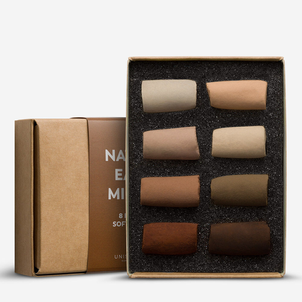 Unison Colour : Soft Pastel : Set of 8 Half Sticks : Natural Earth ...