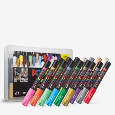 Uni : Posca : Markers : Pc-1m : Extra-Fine Bullet Tip : 0.7mm | Jackson ...