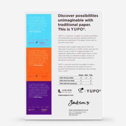 Yupo Paper - Heavy, Medium & Translucent | Jackson's Art