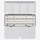 Empty Watercolour Box With Fold-Out Palette : 36 Half Pans or 18 Full ...