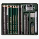 Faber Castell : Pitt Graphite Set : Metal Tin Set Of 19 | Jackson's Art