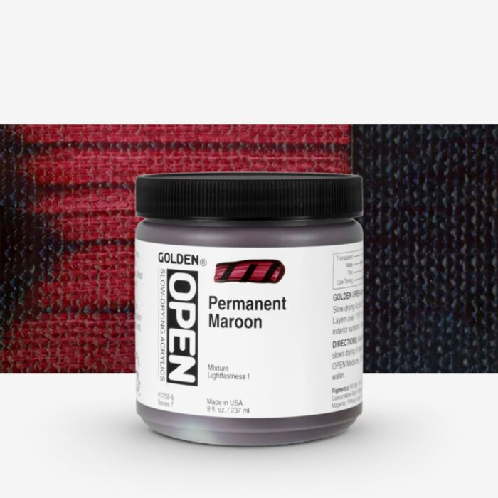 Golden Open 236ml Permanent Maroon Vii | Jackson's Art