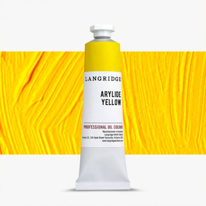 Langridge : Oil Paint : 40ml : Arylide Yellow | Jackson's Art