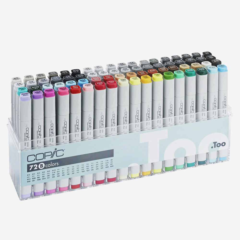 Copic : Marker Set B : Set Of 72 | Jackson's Art