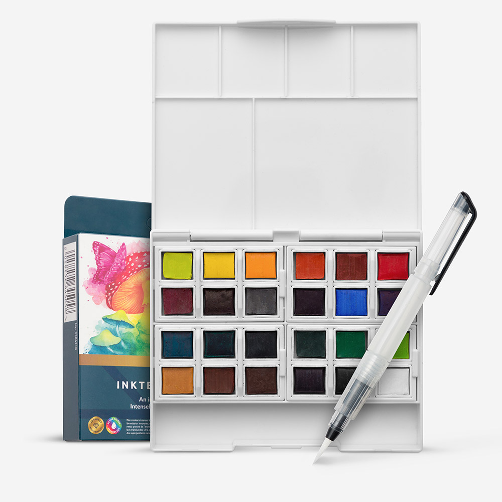 Derwent : Inktense Paint Pan : Set of 24 | Jackson's Art