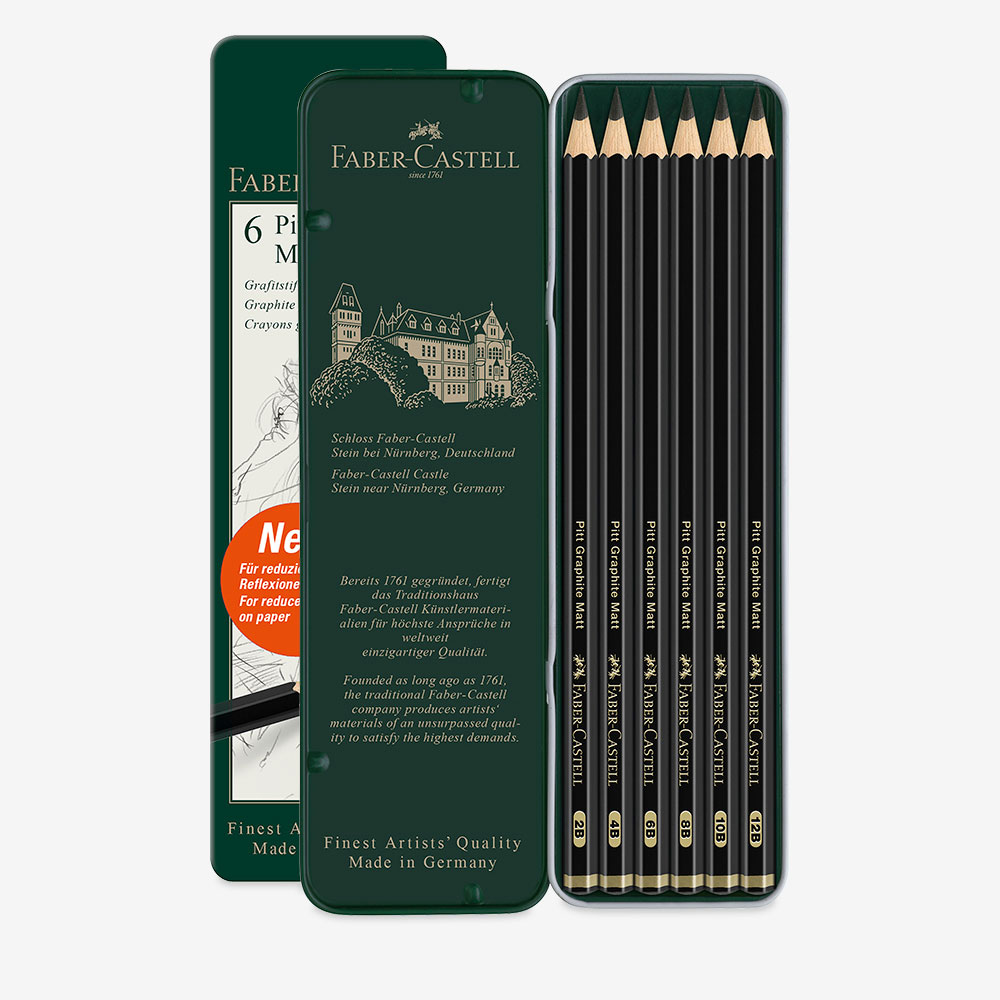 Faber-Castell Pitt Graphite Matt Pencils | Jackson's Art