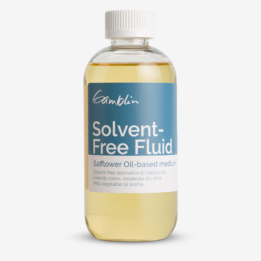 Gamblin : Solvent Free Fluid Oil / Alkyd Painting Medium : 250ml ...
