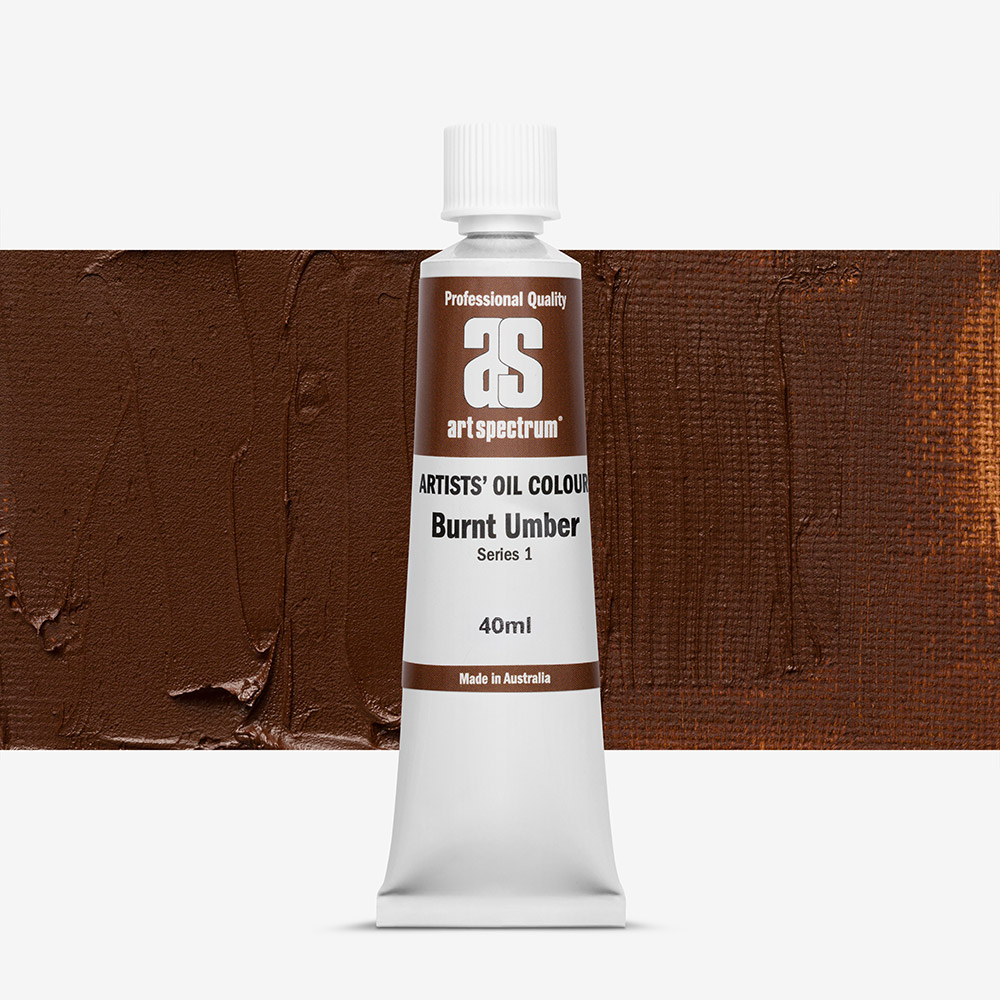 Art Spectrum : Artists' Oil Paint : 40ml : burnt Umber | Jackson's Art