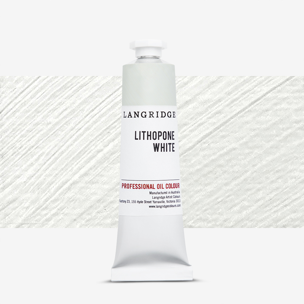 Langridge : Oil Paint : 40ml : Lithopone White | Jackson's Art