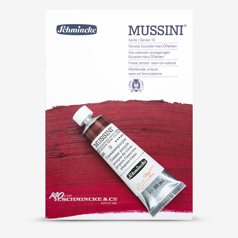 Schmincke Mussini Oil : Color Chart | Jackson's Art