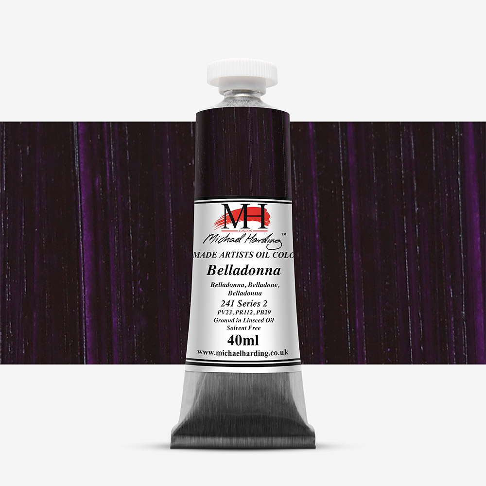 Michael Harding : Oil Paint : 40ml : Belladonna | Jackson's Art