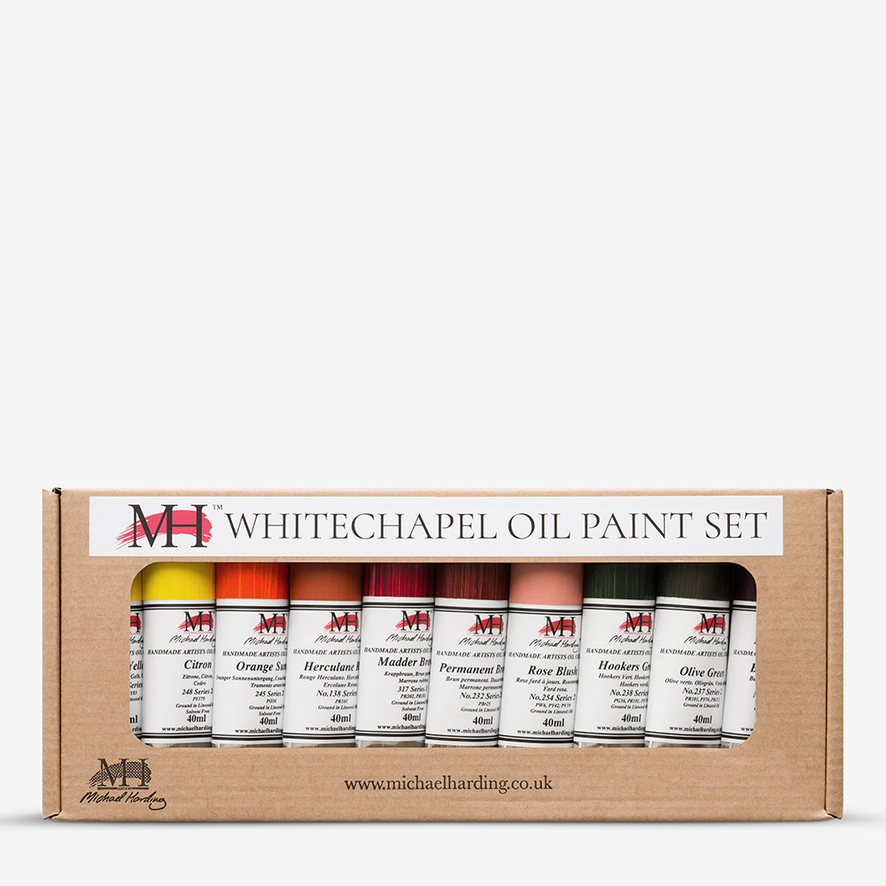 Michael Harding : Oil Paint : 40ml : Whitechapel : Set of 10 | Jackson ...
