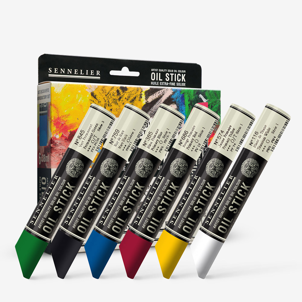 Sennelier Oil Stick : Set Of 6 | Jackson's Art