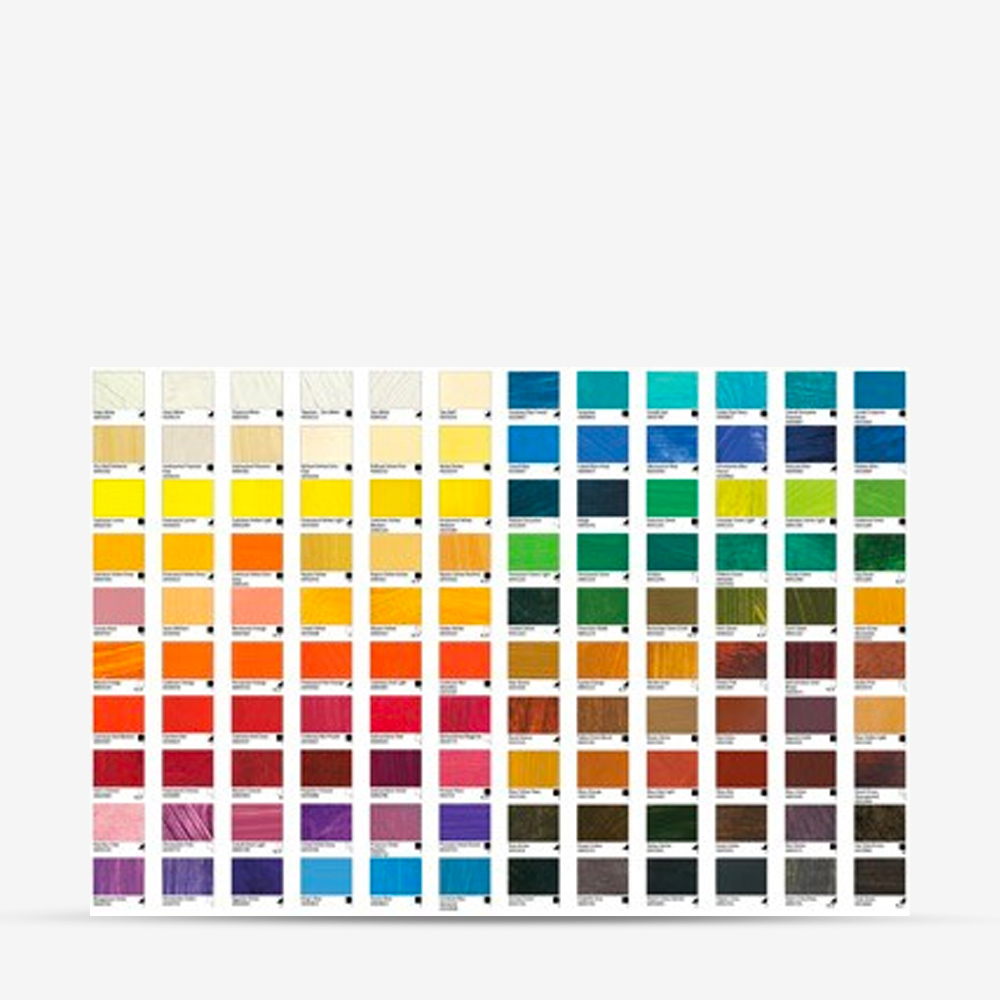 Williamsburg Oil Paint : Printed Color Chart | Jackson's Art