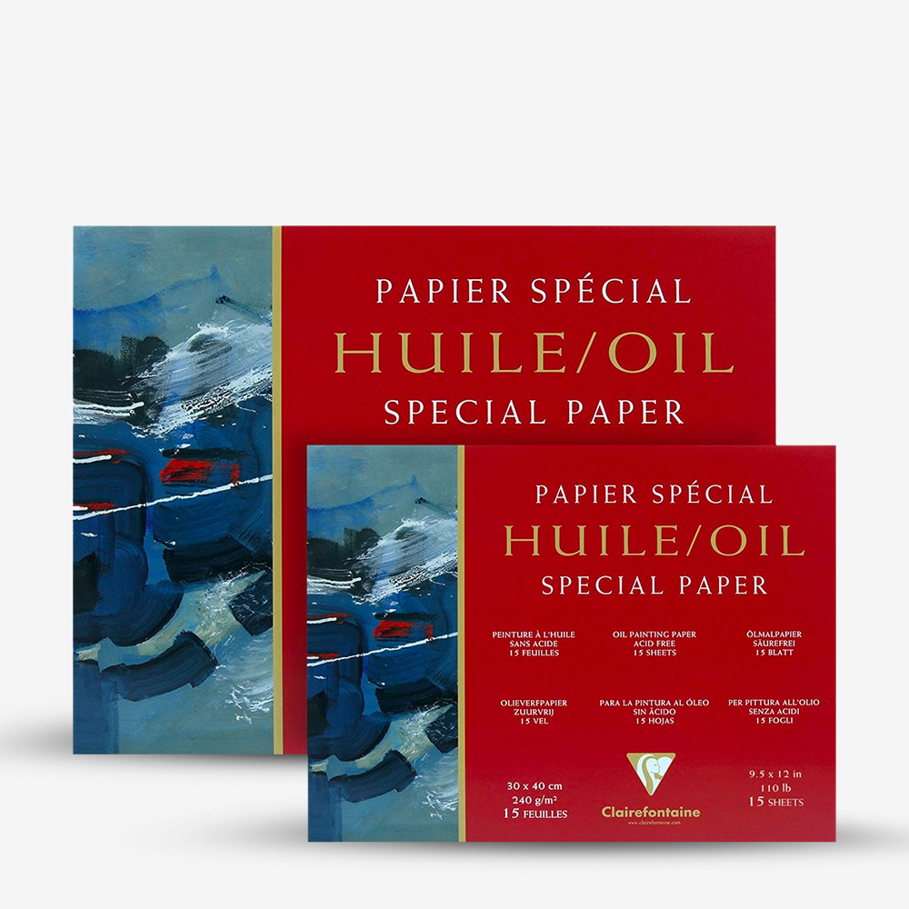 Clairefontaine Linen Textured Oil Blocks 240gsm | Jackson's Art